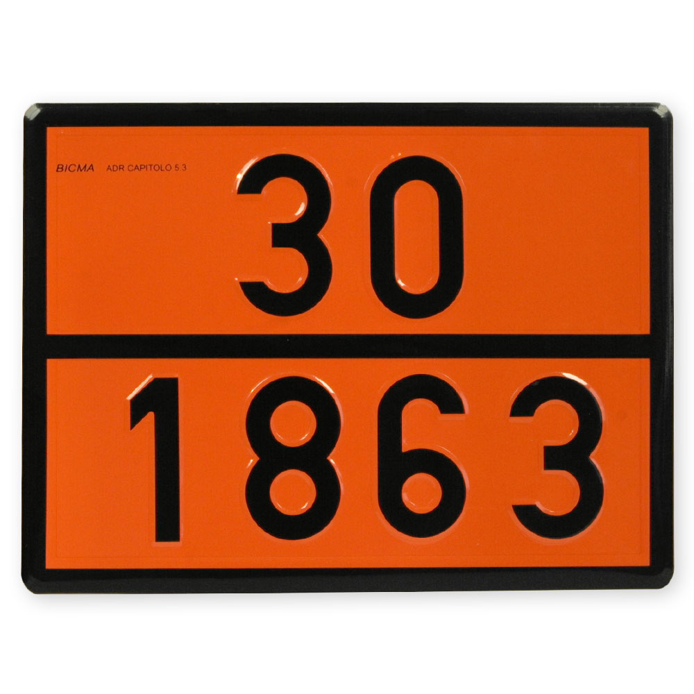 A. D. R. ADR Tafel Gefahrgut-warntafel 30/1863 starr Gefahrtransport ...